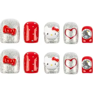 3H NAILS Hello Kitty 3d Handmade Luxury Press-on Nails24-piece Kit - Multicolor