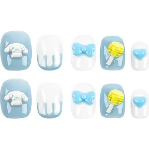 3H NAILS Cinnamoroll 3d Luxury Handmade Press-on Nails24-piece Kit - Blue