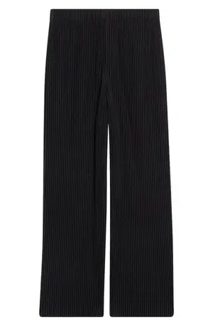Issey Miyake Monthly Colors September Pleated Pants - Black
