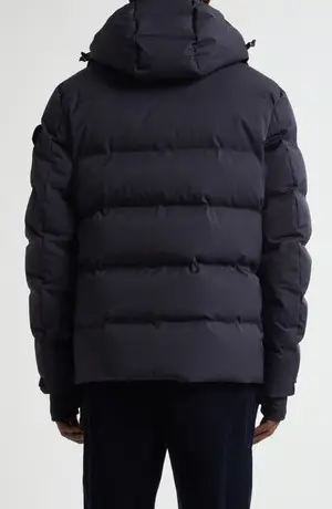 Moncler Montgetech Water Repellent Down Puffer Jacket - Navy Blue