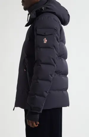 Moncler Montgetech Water Repellent Down Puffer Jacket - Navy Blue