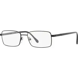 SFEROFLEX Rectangle Full Rim Eyeglasses - Black
