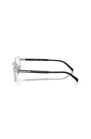 Prada 55mm Rectangle Eyeglasses