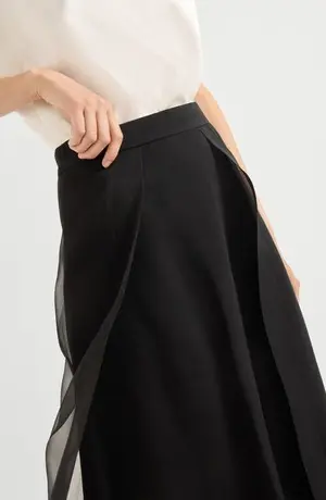 Brunello Cucinelli Paneled Circle Skirt