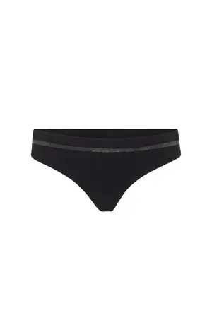 Brunello Cucinelli Bikini Bottom With Monili - Black