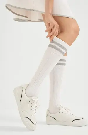 Brunello Cucinelli Knit Knee High Socks