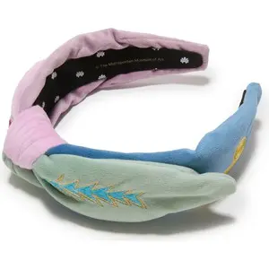 Lele Sadoughi The Met X Veronica Klee Embroidered Headband - Landscape Columns 999