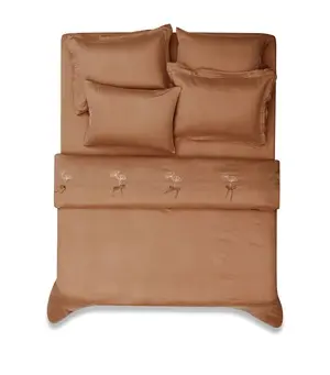 HAMAM Alya Frame Super King Flat Sheet