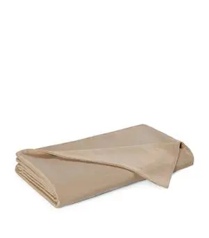 HAMAM Alya Blossom Super King Flat Sheet - Neutral