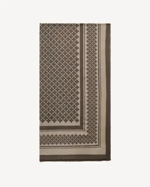 BY MALENE BIRGER Julee Wool Scarf - Chocolate Chip