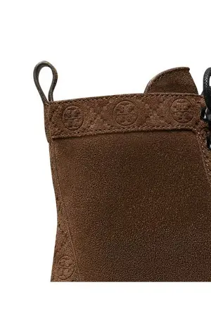 Tory Burch T Monogram Lug Sole Bootie - Cocoa