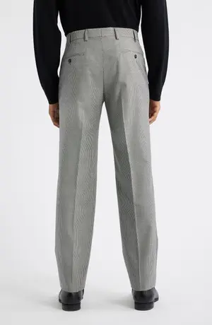 Zanella Flat-front Wool Trousers