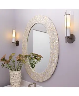JAMIE YOUNG CO. Oval Mirror