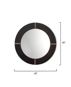 JAMIE YOUNG CO. Round Cross Stitch Mirror