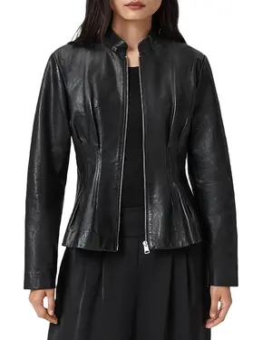 ALLSAINTS Clo Leather Jacket