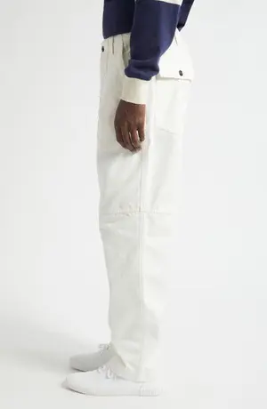 DRAKE'S Cotton Canvas Panel Trousers
