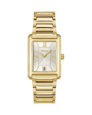 Hugo Boss Principle Dress Watch, 28mm X 29mm - Gold