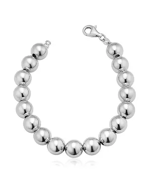ORADINA Sterling Beaded Bracelet - Silver
