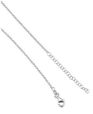 ORADINA Sterling Bow Pendant Necklace