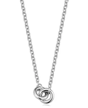 ORADINA Sterling Together Pendant Necklace - Silver