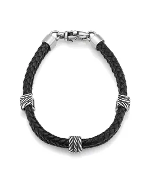 ORADINA Sterling Voyager Station Bracelet