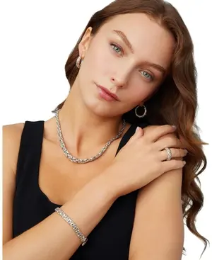 ORADINA Sterling Byzantine Artisan Necklace