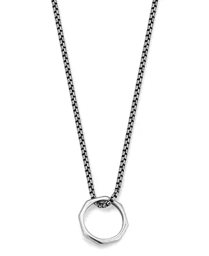 ORADINA Bolt Pendant Necklace - Silver