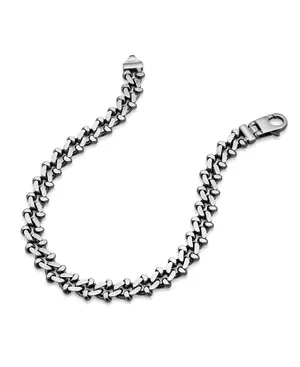 ORADINA Sterling On Track Link Bracelet