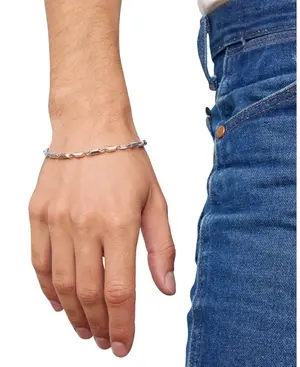ORADINA Sterling Marine Link Bracelet