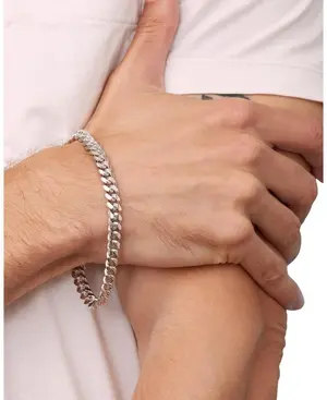 ORADINA Sterling Cuban Link Bracelet