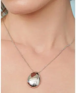 ORADINA Sterling Reflection Pendant Necklace