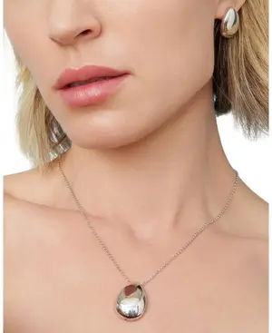 ORADINA Sterling Reflection Pendant Necklace