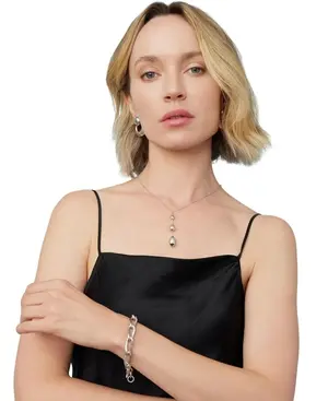 ORADINA Sterling Reflection Pendant Necklace