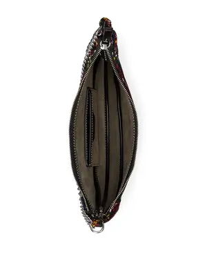 Polo Ralph Lauren Polo Id Tartan Wool Mini Chain Shoulder Bag