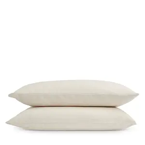 CHRISTY Flannel Marl Solid Standard Pillowcase, Pair - Oat