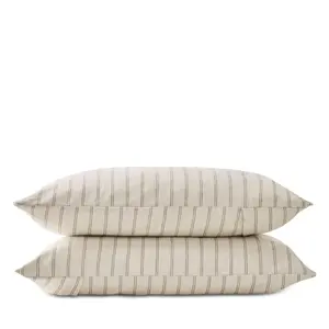 CHRISTY Flannel Marl Stripe Sheet Set, Twin - Oat