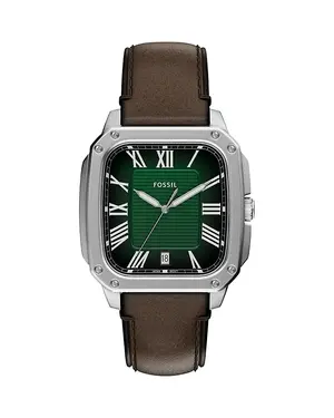 Fossil Crosby Three-hand Watch - Green/brown