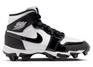 JORDAN 1 Mid Cleat - White/black