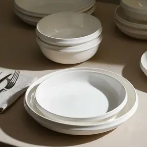 STONE + LAIN Verso Porcelain 4-piece Salad Plate Set
