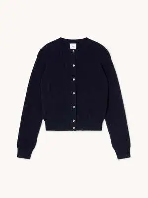 Goop Gwyn Isla Cardigan - Dark Navy