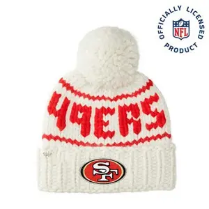 Lele Sadoughi X Nfl 49ers Beanie - White 100