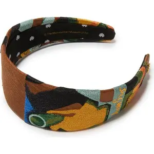 Lele Sadoughi The Met Brigitte Juan Gris Embroidered Headband - Still Life Guitar 999