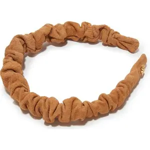 Lele Sadoughi Jessie Suede Headband - Buff 700
