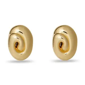 Lele Sadoughi Spiral Dome Clip-on Earrings - Gold 720