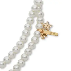 Lele Sadoughi Opera Pearl Strand Necklace
