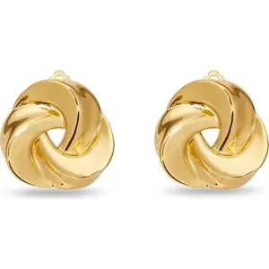 Lele Sadoughi Twisted Button Clip On Earrings - Gold 720
