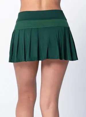 Lucky In Love Pleated Skirt - Green