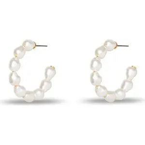 Lele Sadoughi Keepsake Stardust Hoop Earrings
