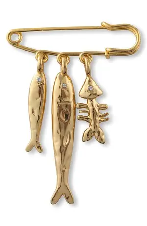 Éliou Sardine Charm Brooch