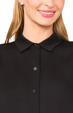 Ted Baker London Long Sleeve Georgette Button-up Shirt